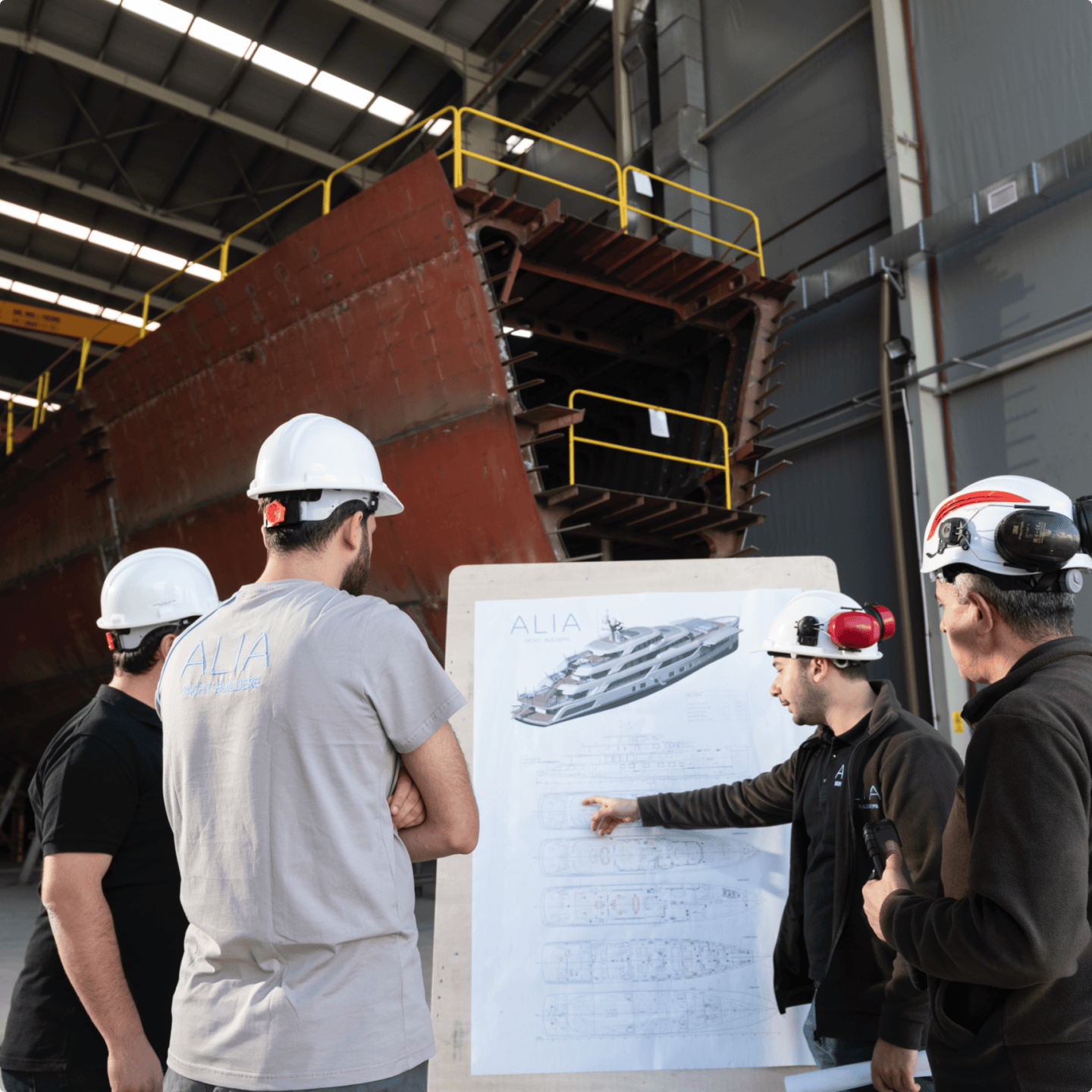 Yacht Designers - Alia Yacht Building Team